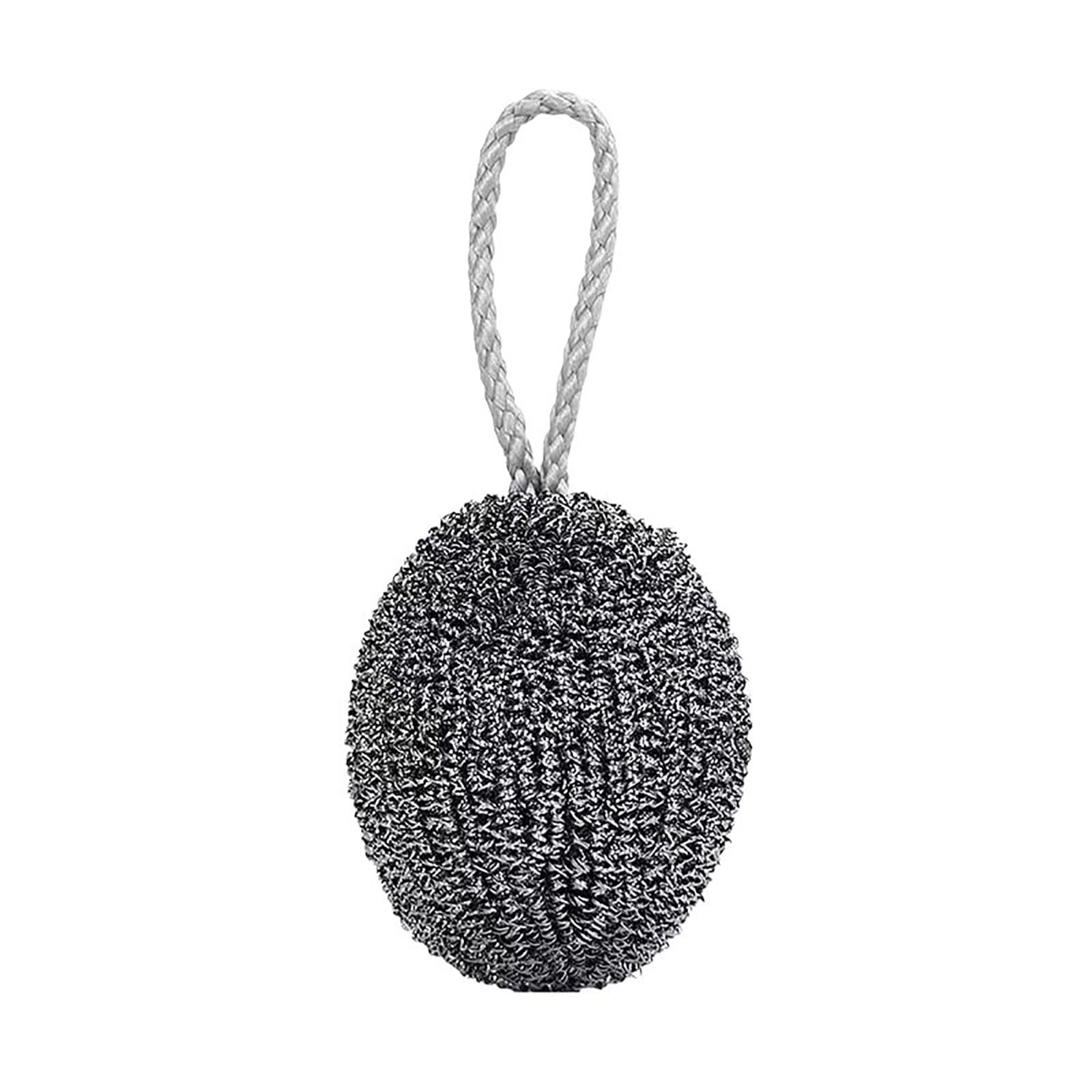 1 Pc Metal Sponge, Lanyard Wire Balls, Melons Shape Steel Wire Ball ...