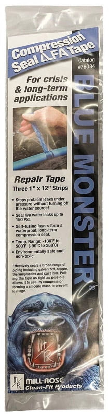 1 Pc, Mill Rose Blue Monster Blue 1 In. W X 12 In. L Compression Seal ...