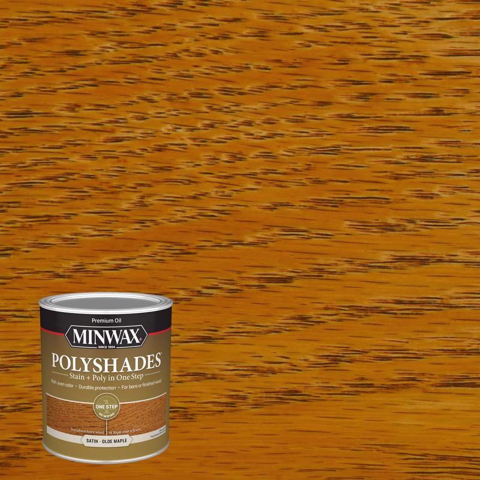 1 Pc, Minwax Polyshades Semi-Transparent Satin Olde Maple Oil-Based ...