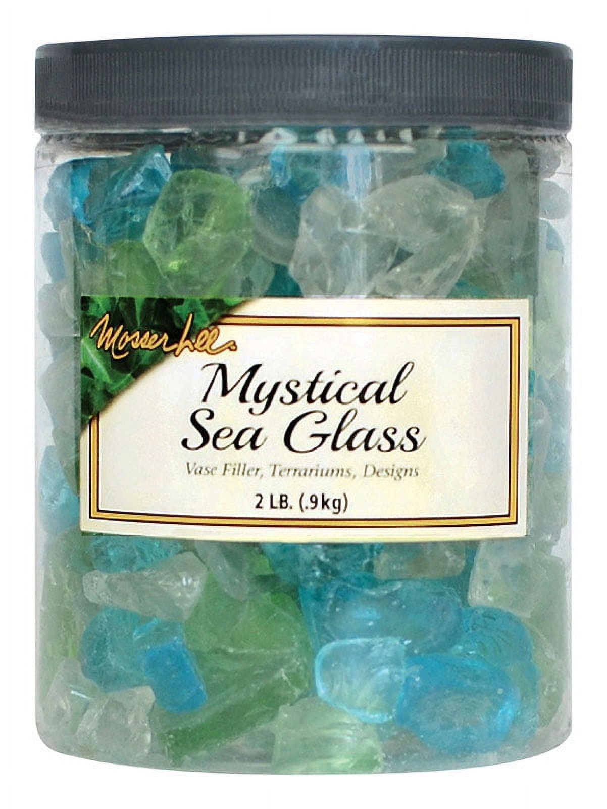 1 Lb Sea Glass Ocefeiyue Clear Sea Glass Pieces - 1 LB Bulk, Frosted ...