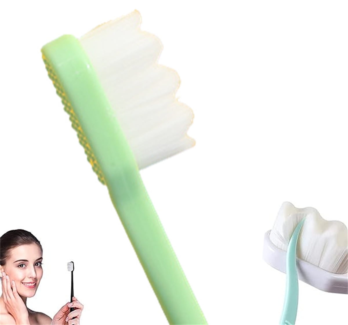 1 Pc Nano Toothbrushes for Adults,Fiber Brush Toothbrush,Super Soft ...