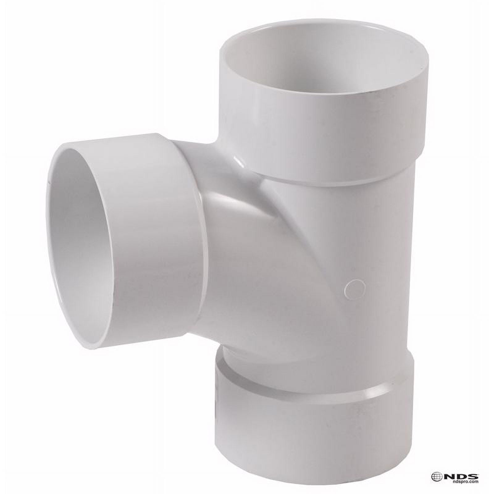 1 Pc, Nds Schedule 35 3 In. Hub Each X 3 In. D Hub Pvc Sanitary Tee 1 ...