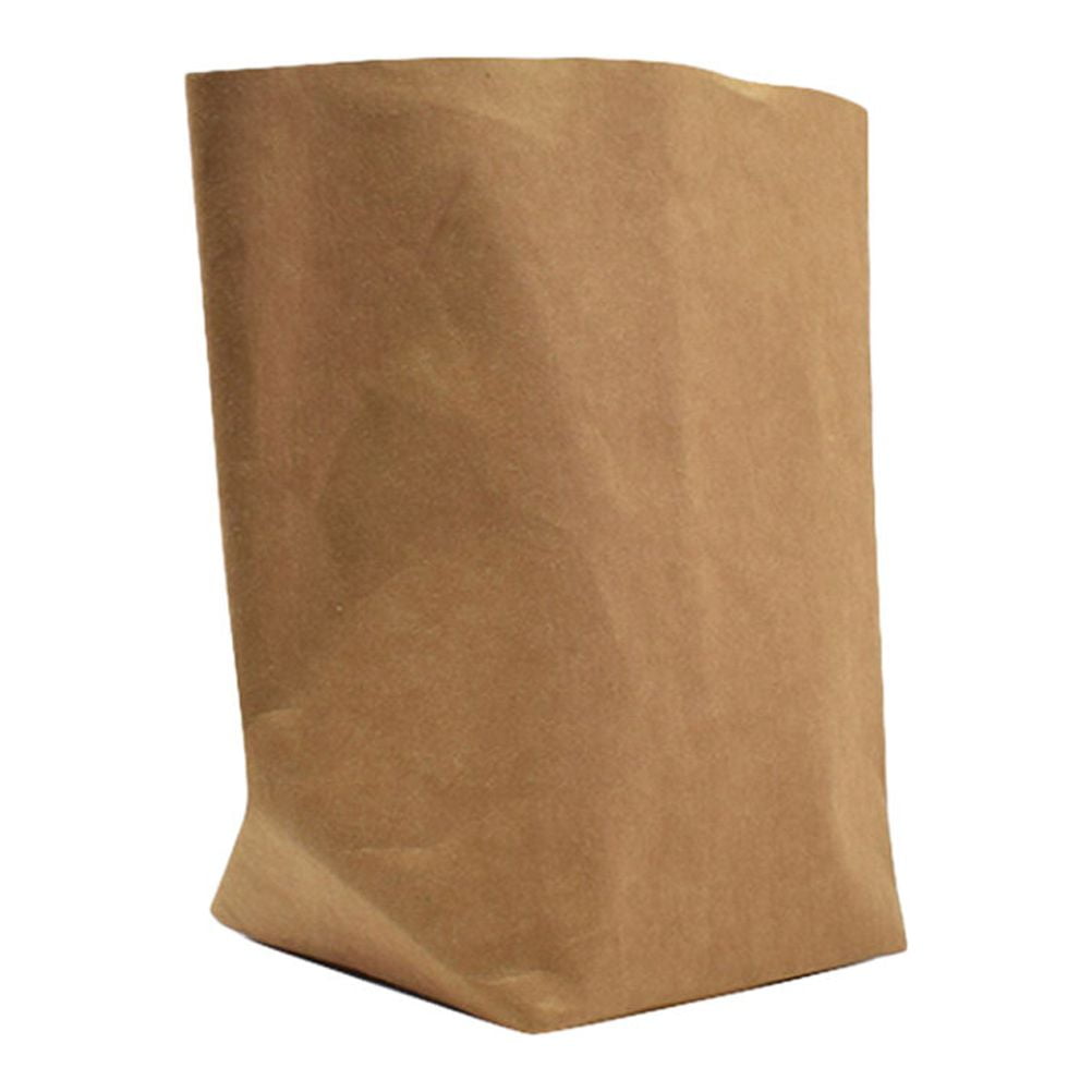 1 Pc Paper Bag Flower Pot kraft paper bag Washable Grocery Bag Kraft ...