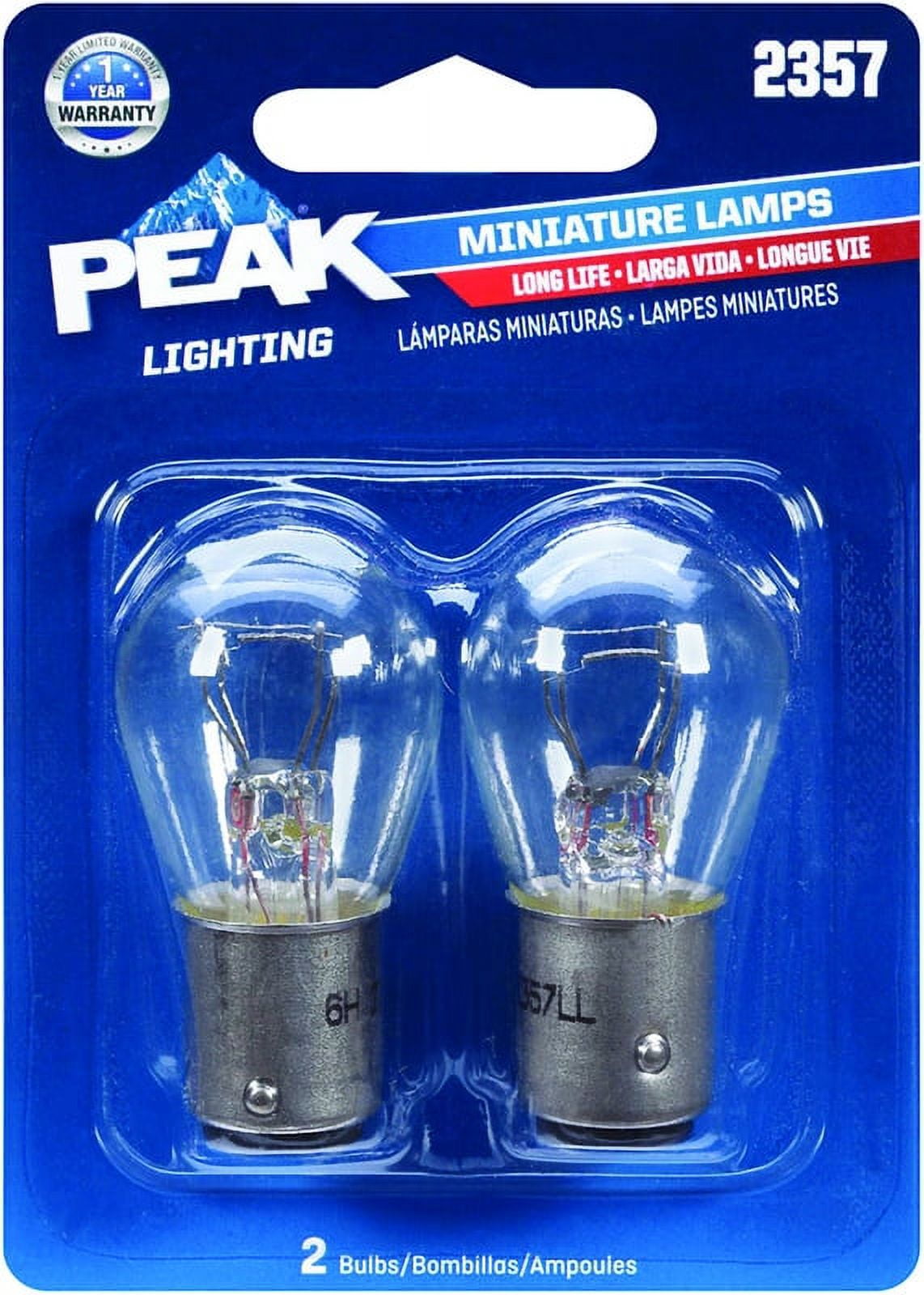 1 Pc, Peak Incandescent Parking/Stop/Tail/Turn Miniature Automotive ...