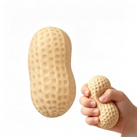 1 Pc Peanut Fruit Squeeze, Soft Sensory Squeeze Toy Portable Anxiety ...