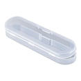 1 Pc Pencil Case Clear Polypropylene Mini Storage Box with Hinged Lid ...