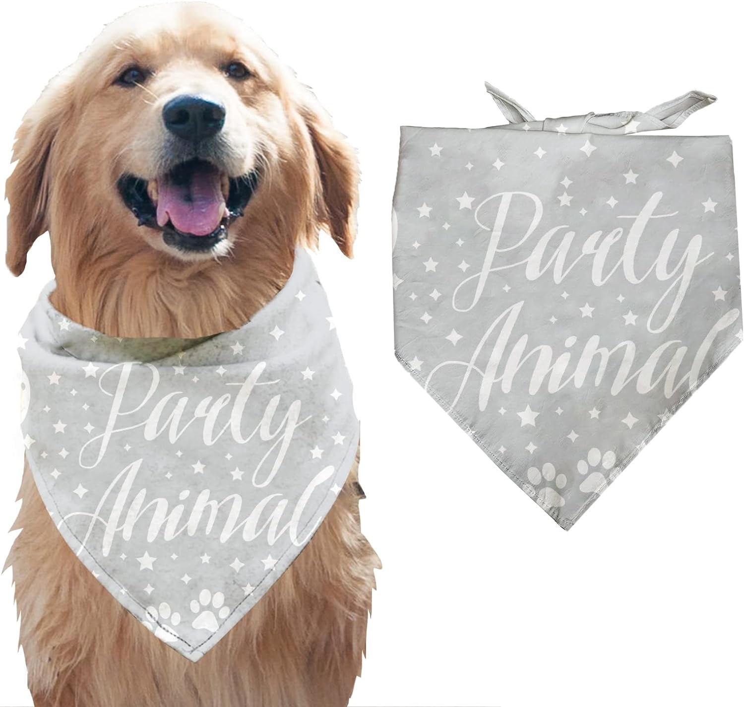 1 Pc Pet Dog Bandana 30.7x14.9inch(78x38cm) Party Animal Balloon ...