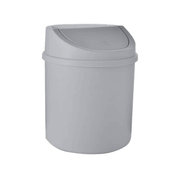 1 Pc Plastic Mini Trash Can Plastic Mini Desktop Trash Can with Swing ...