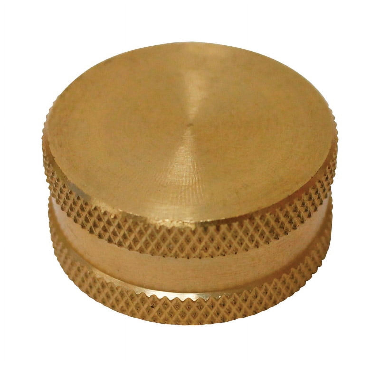 1 Pc, Plumb Pak Brass 3/4 In. D X 3/4 In. D Hose Cap With Washer 1 Pk ...