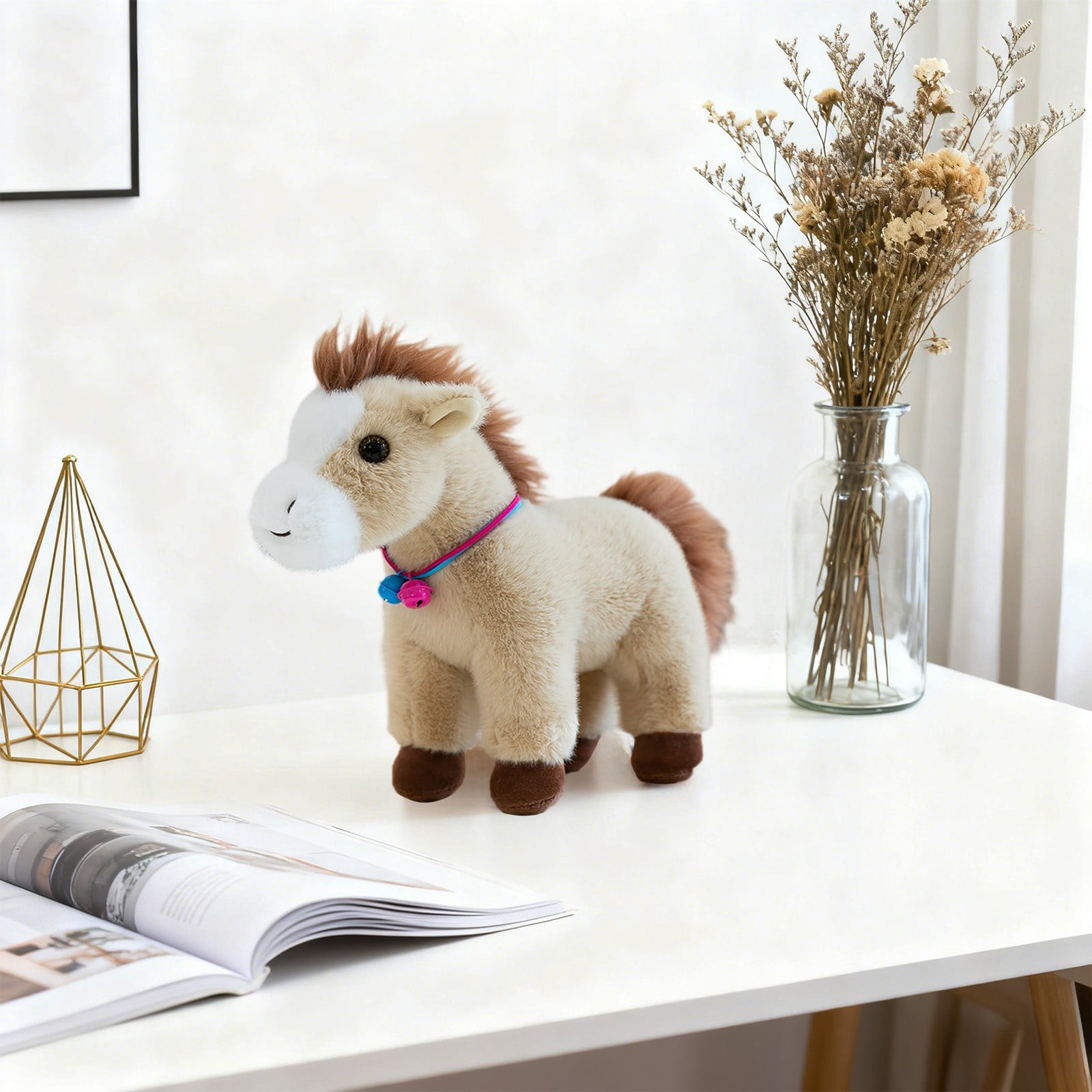 1 Pc Plush Horse Doll — 9.1in Height, Super Soft Stuffed Animal Toy ...