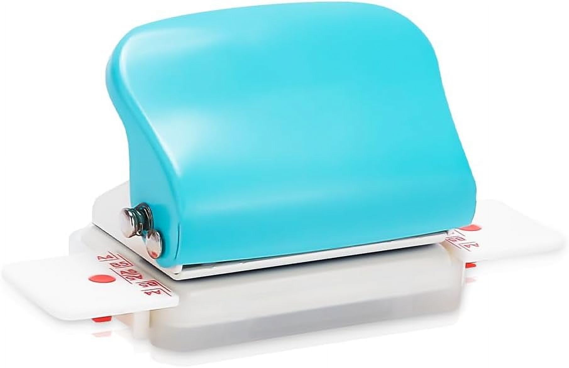 1 Pc Portable 6 Holes Puncher, Dark Turquoise Mini Multipurpose Binding ...