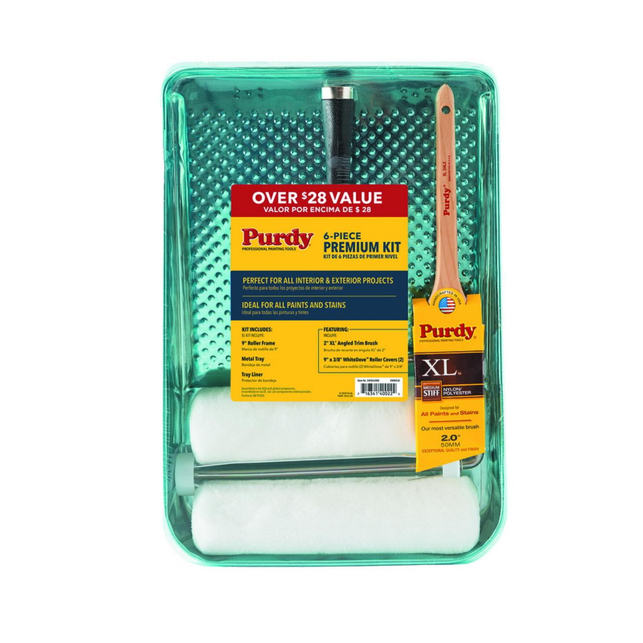 Purdy 9 In. 3/8 In. Woven Roller & Tray Set (6-Piece) 145811000 ...