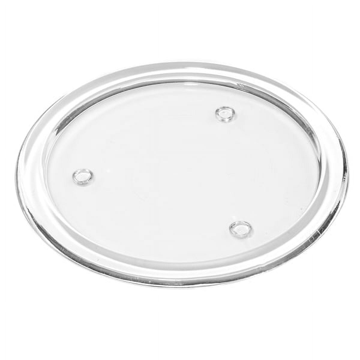 1 Pc, Round 8 Inch Glass Candle Plate for Home, Wedding Venues ...