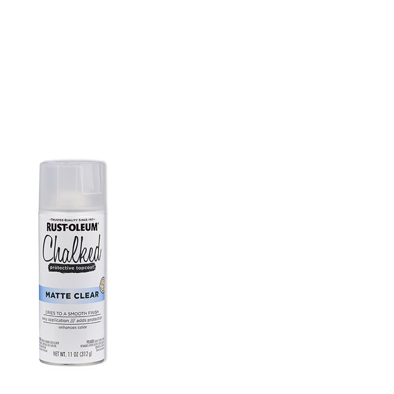 1 Pc, Rust-Oleum Chalked Matte Clear Spray Paint 12 Oz - Walmart.com