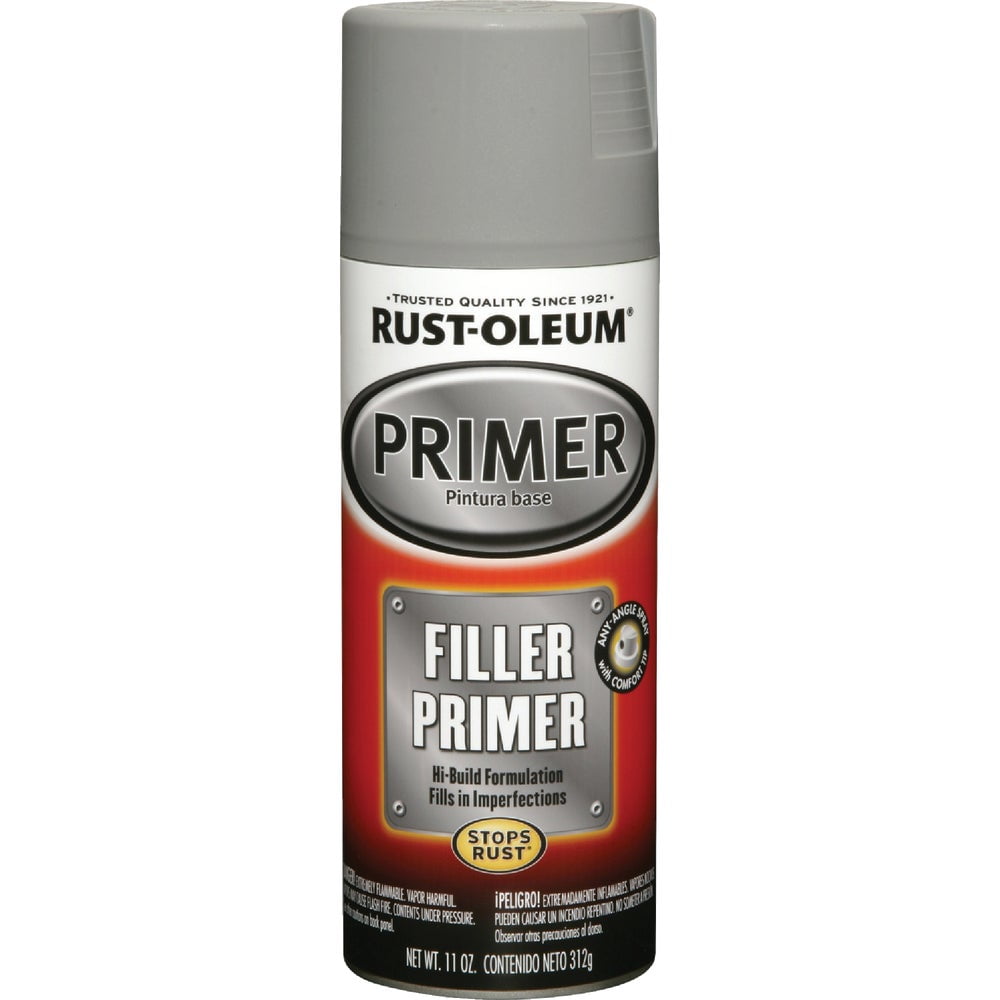 1 Pc Rust-Oleum Stops Rust Gray 11 Oz. Automotive Spray Filler Primer ...