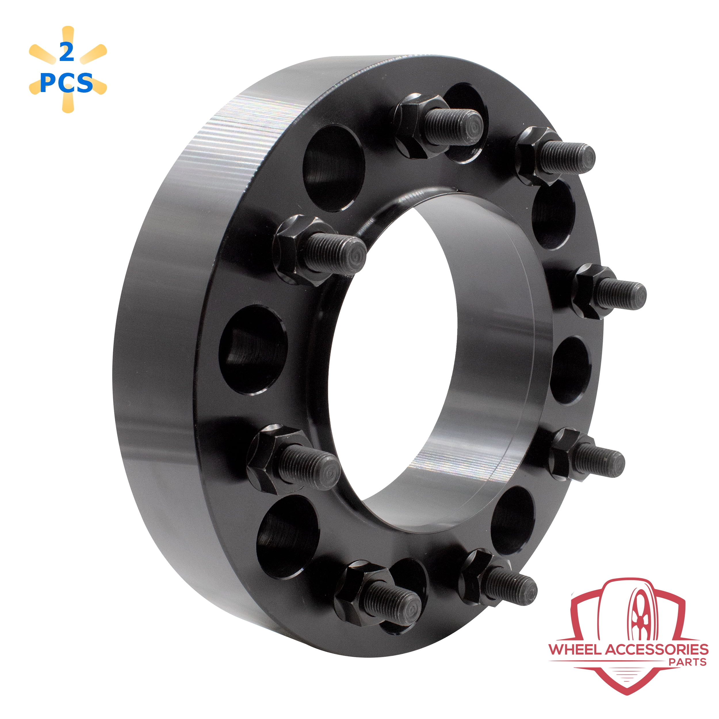 1 Pc STEEL Wheel Spacers 8 on 200mm 2.0" Thick 14mm 1.50 14x1.50 Thread ...