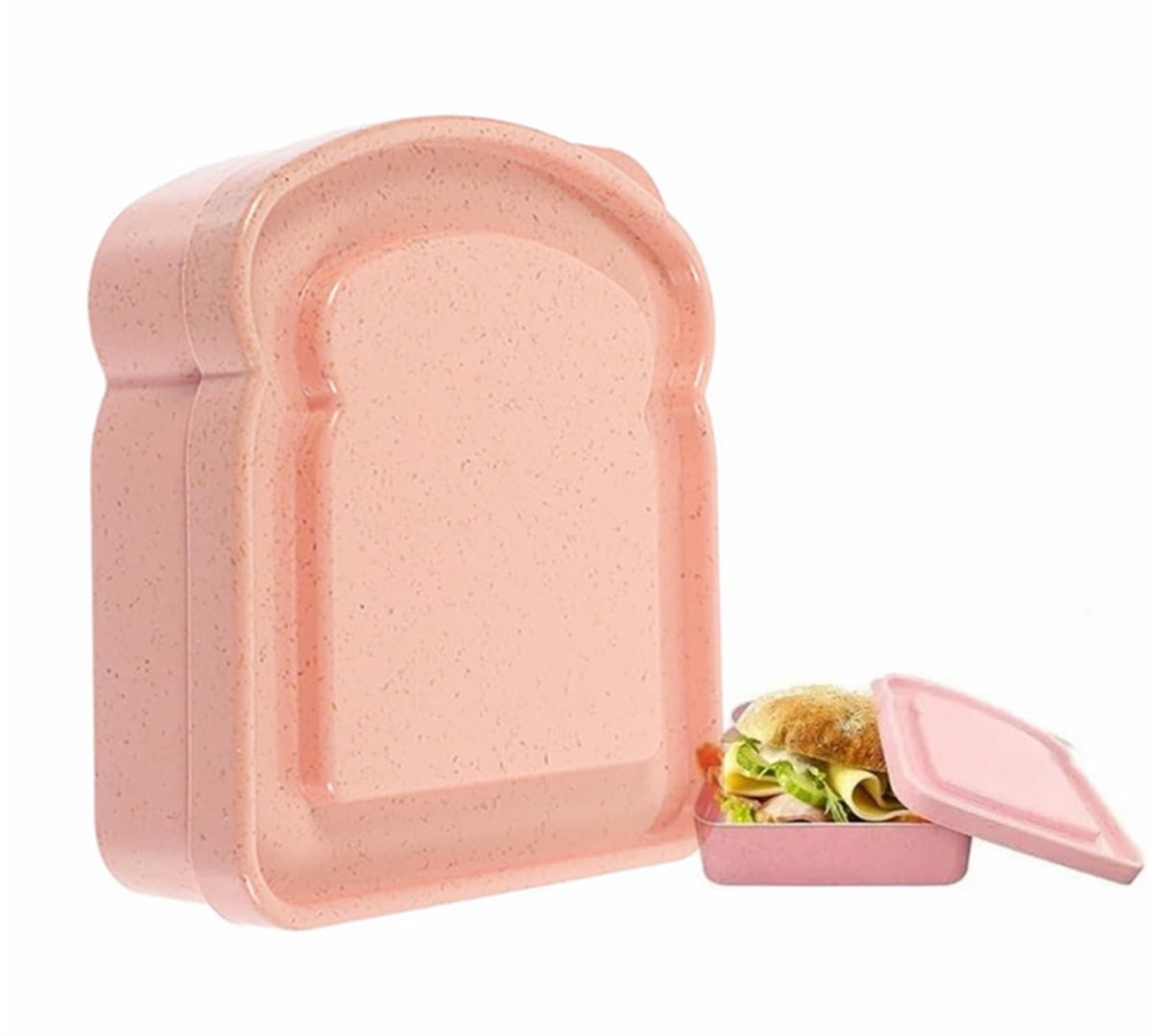 1 Pc Sandwich Toast Shape Container,Picnic Use Food Box,Plastic Food ...