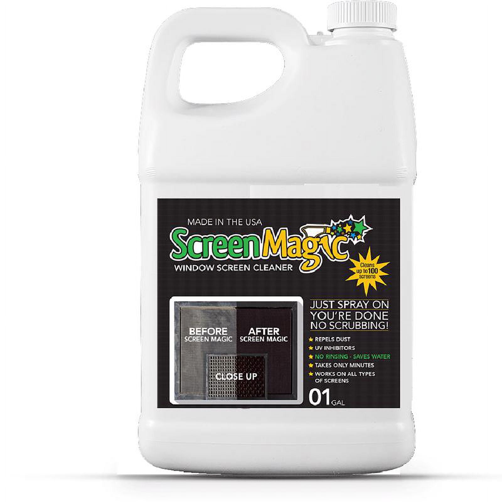 1 Pc, Screen Magic Window Screen Cleaner 1 Gal Liquid - Walmart.com