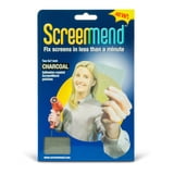 1 Pc, Screenmend Charcoal Fiberglass Screen Repair Patch 5 In. W X 7 In ...