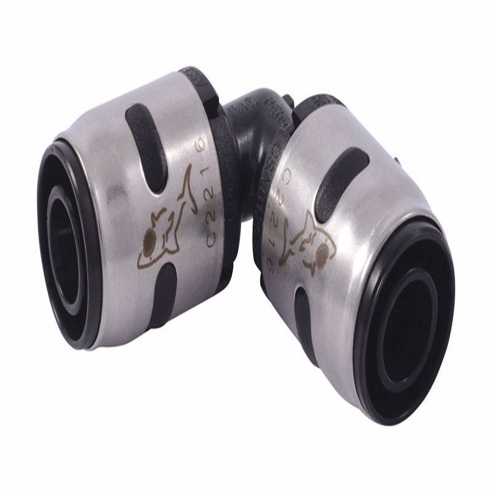 1 Pc, Sharkbite Evopex 1/2 In. Push X 1/2 In. D Push Plastic Elbow ...