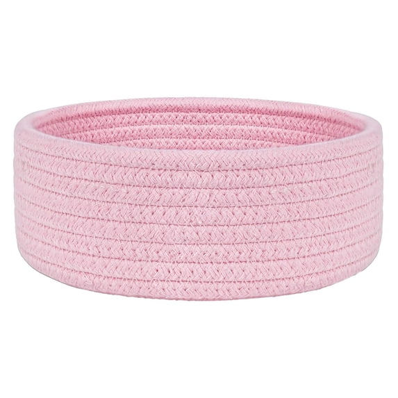 1 Pc Small Round Cotton Rope Storage Baskets Small Woven Baskets Tiny ...