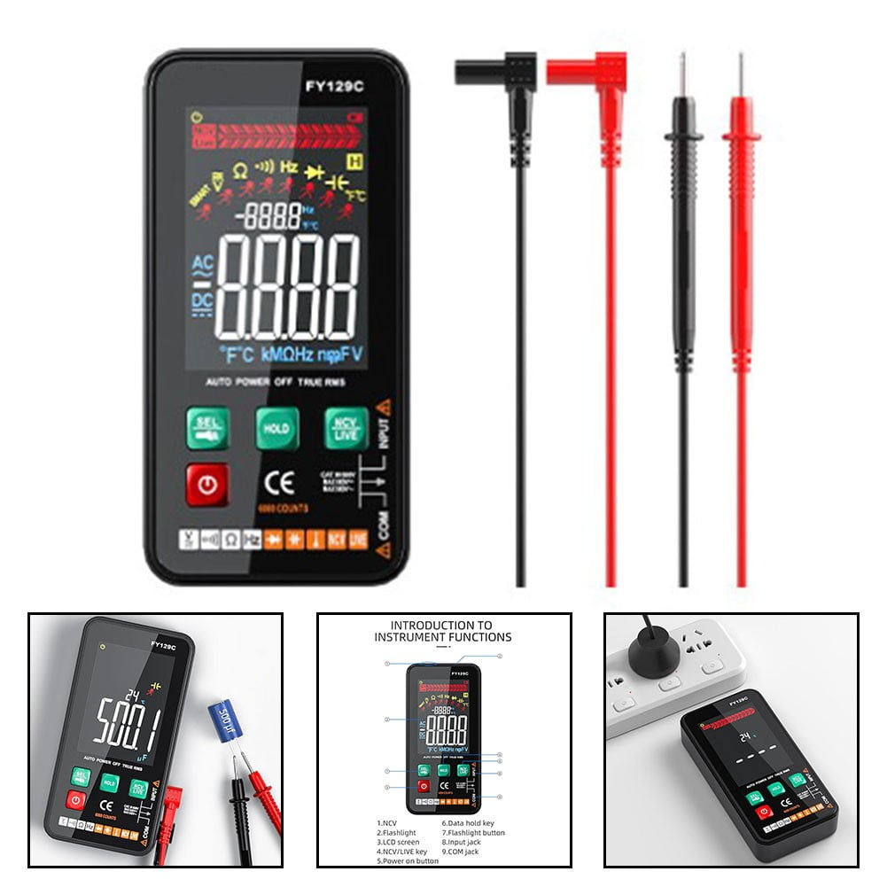 1 Pc Smart Digital Multimeter With Bracket Compact Intelligent ...