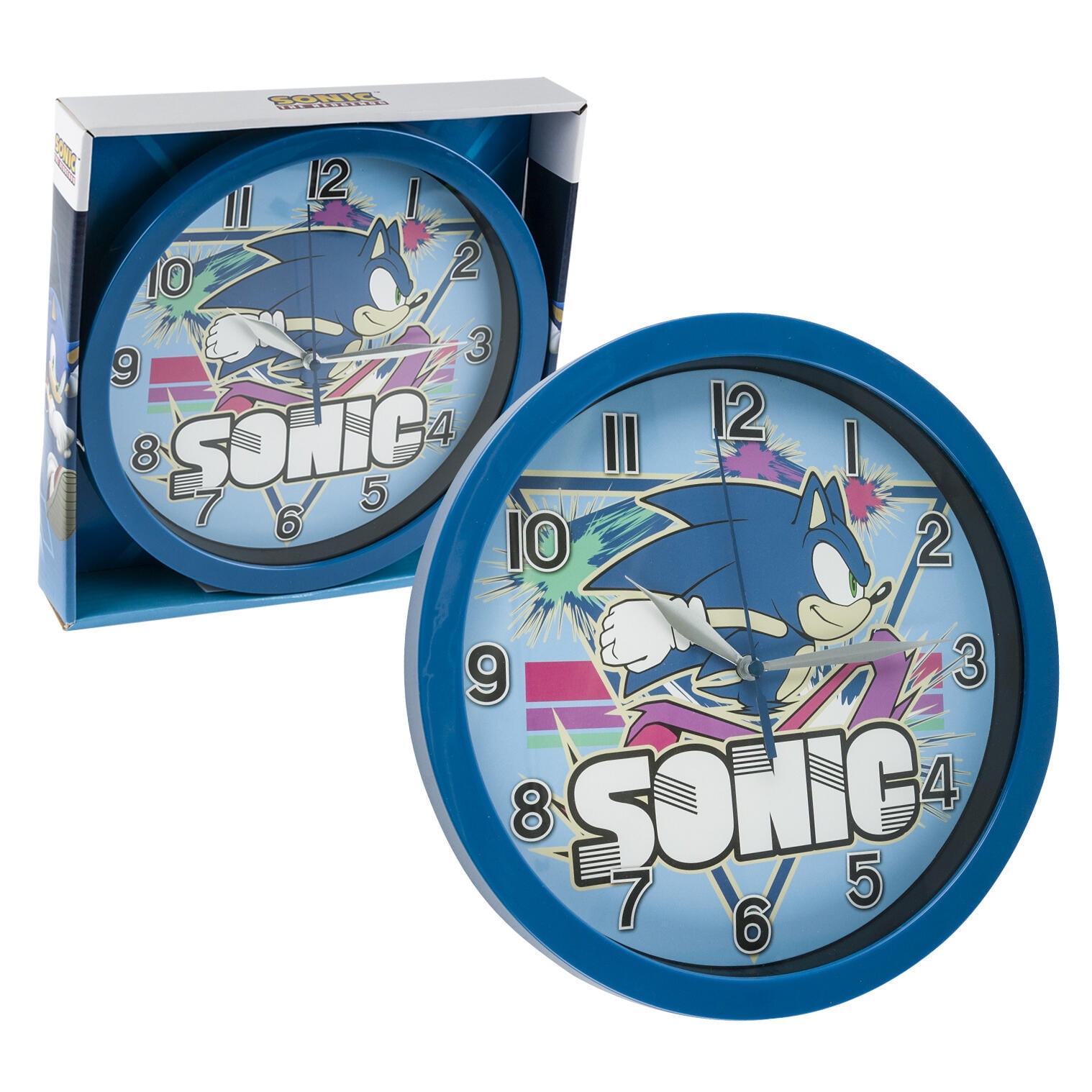 1 Pc Sonic The Hedgehog Frame 9.5 inches Wall Clock Office Home Wall ...