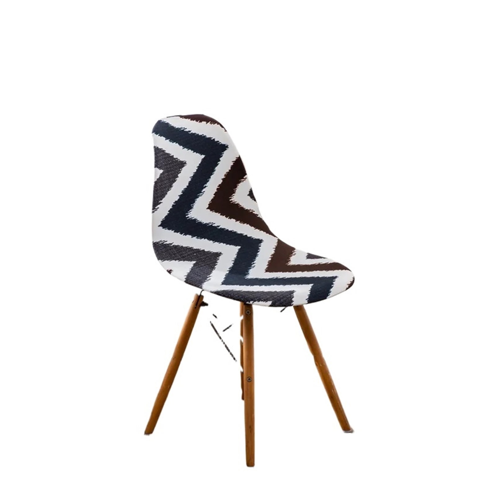 1 Pc Spandex Stretch Chair Covers Armless Shell Chair Seat Cover for ...