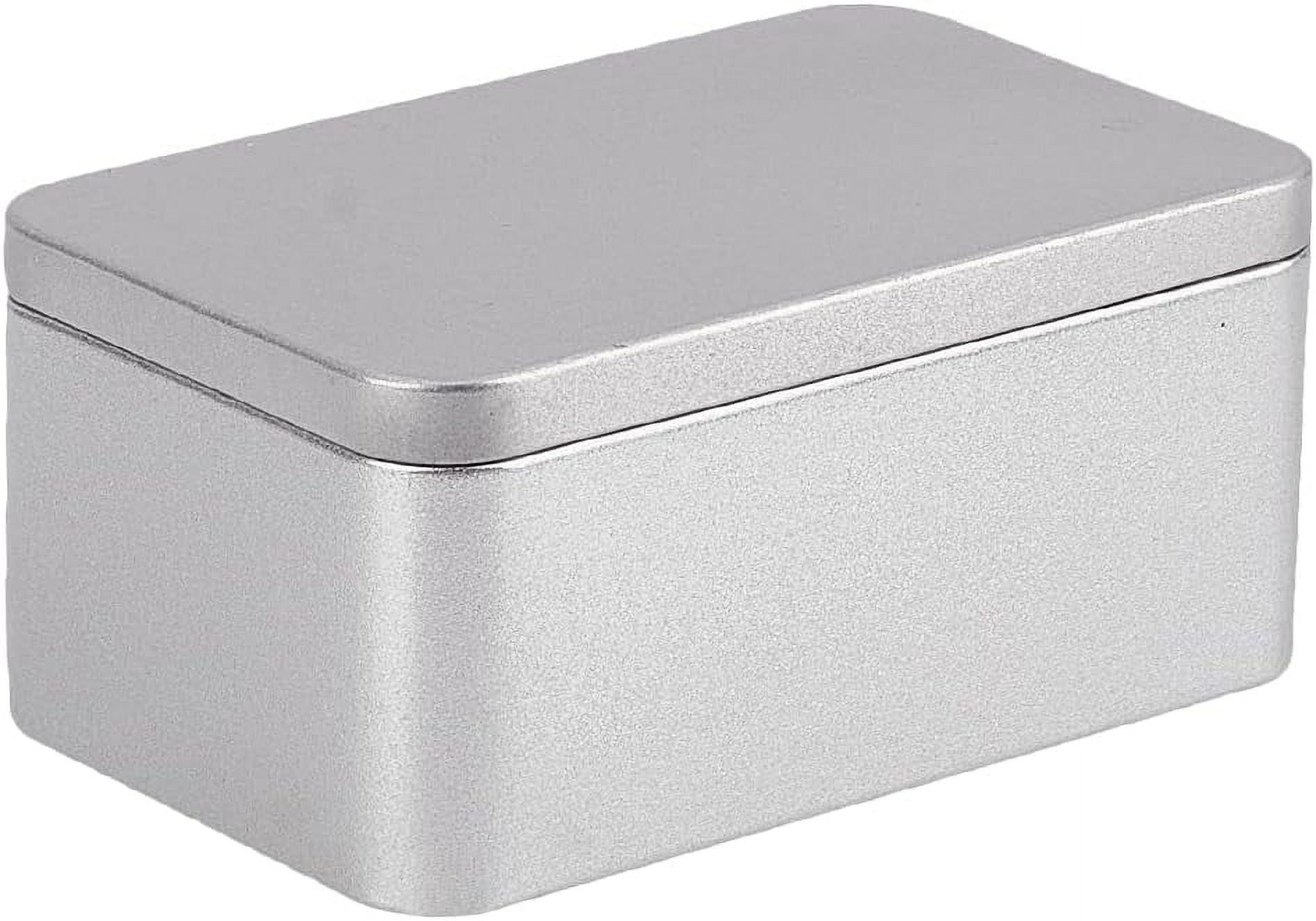1 Pc Square Cookie Tin Box 12.7x7.6x5.8cm/5x2.99x2.28 Inch Iron Tea Tin ...
