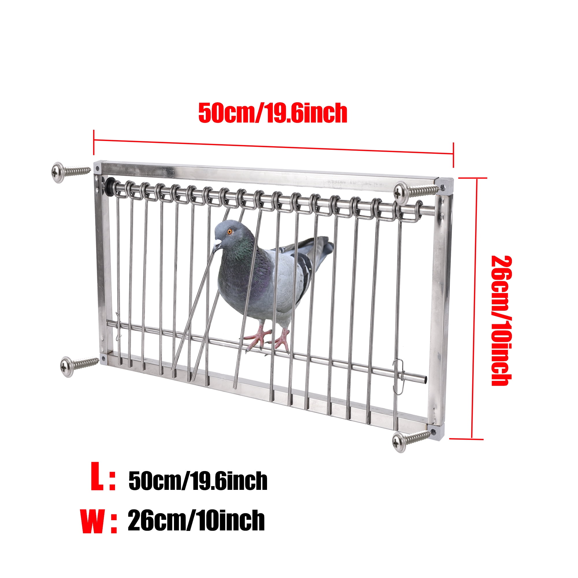 1 Pc Stainless Steel Dovecot Trap Door Pigeon Door Wire Frame Entrance ...