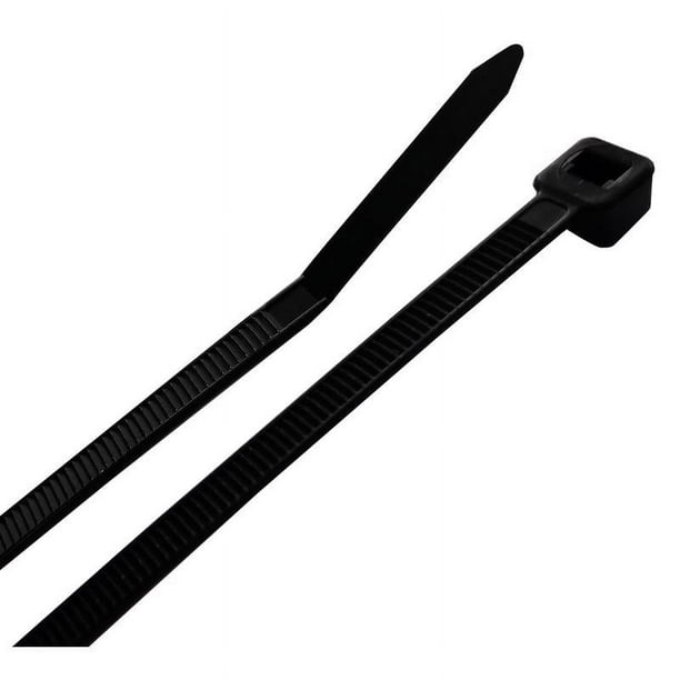 1 Pc, Steel Grip 11 In. L Black Cable Tie 12 Pk - Walmart Business Supplies