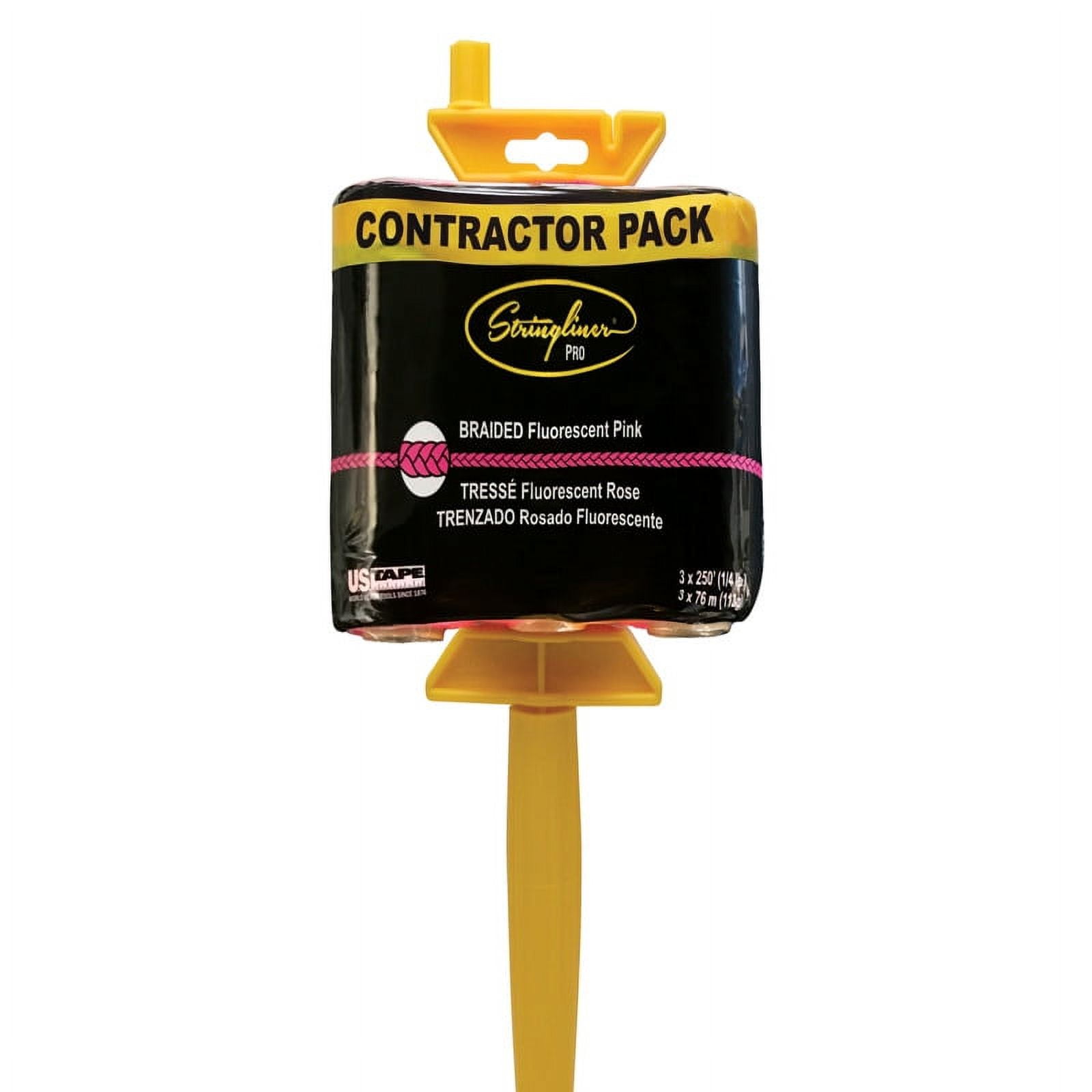 1 Pc, Stringliner Pro Mason'S Line And Reel Contractor Pack 250 Ft ...