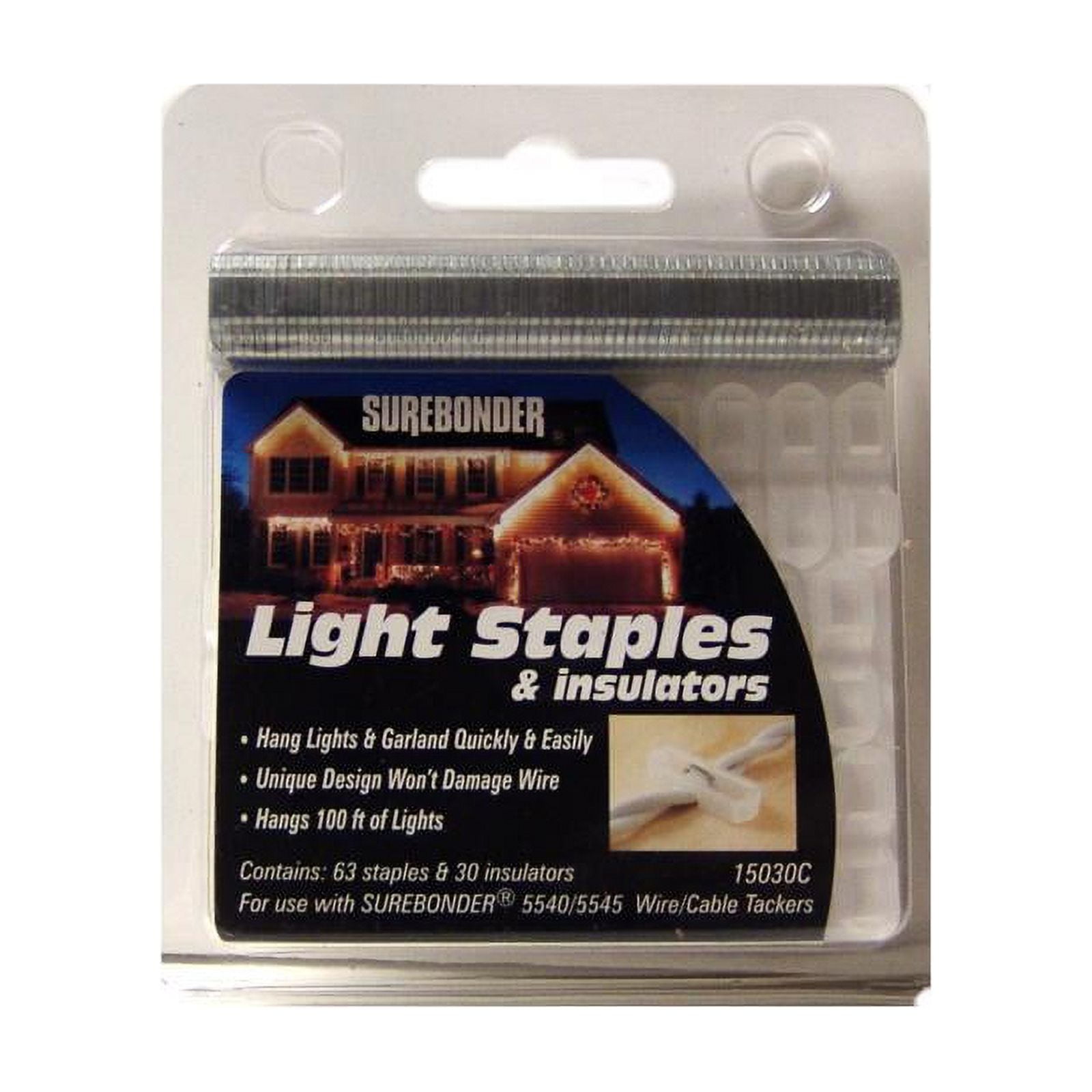 1 Pc, Surebonder 1/2 In. W X 1/2 In. L Wide Crown Cable Staples 60 Pk ...