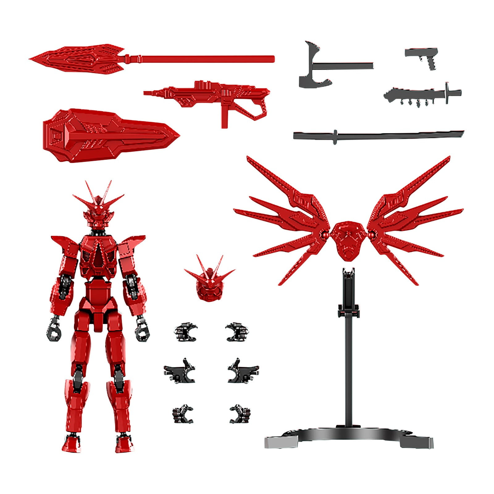 1 Pc T13 Action Figure Robot, Titan 13 Action Figure,Stikbot Toys with ...