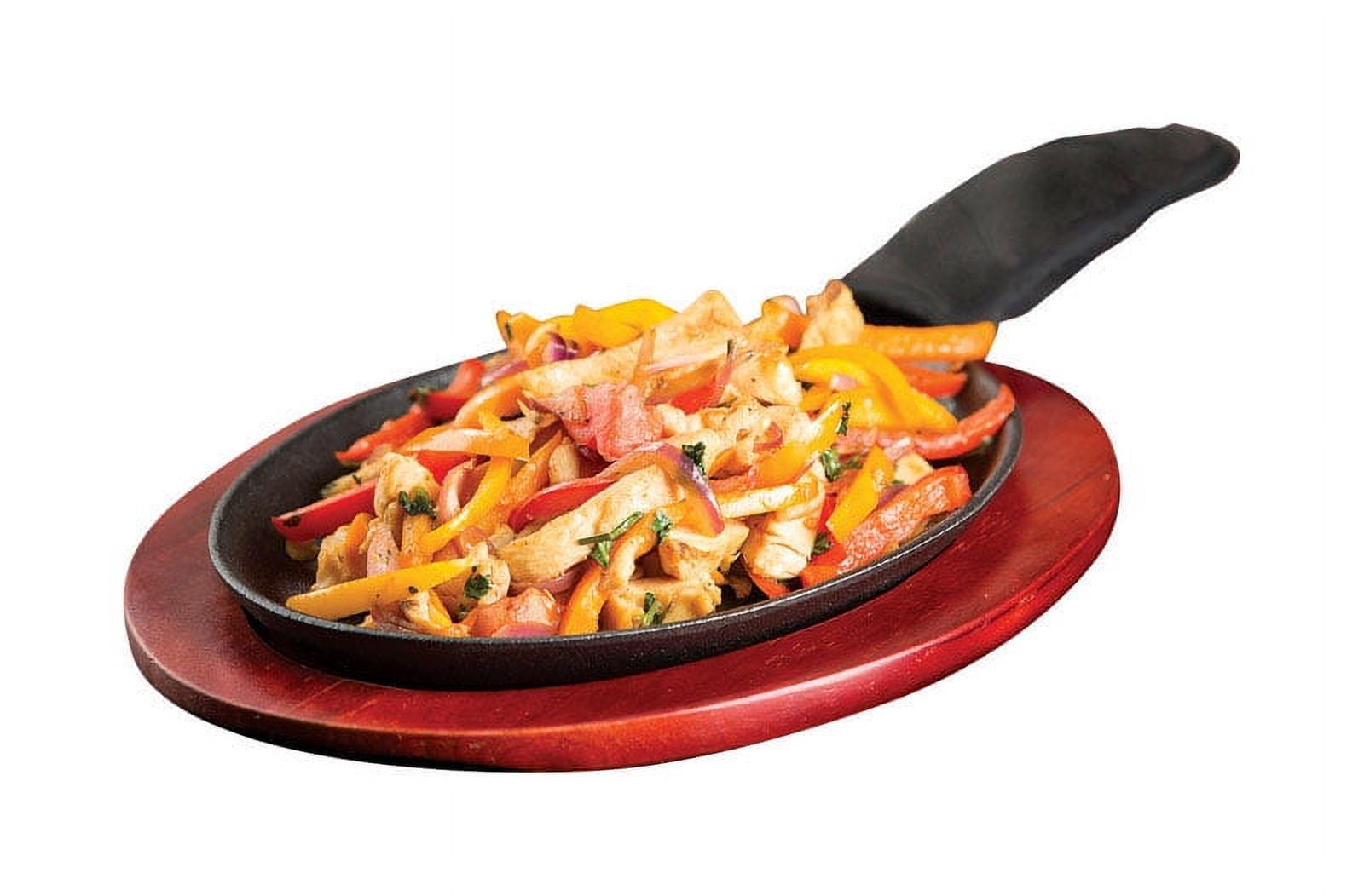 1 Pc, Tablecraft Black Cast Iron Sizzle Platter Set - Walmart.com