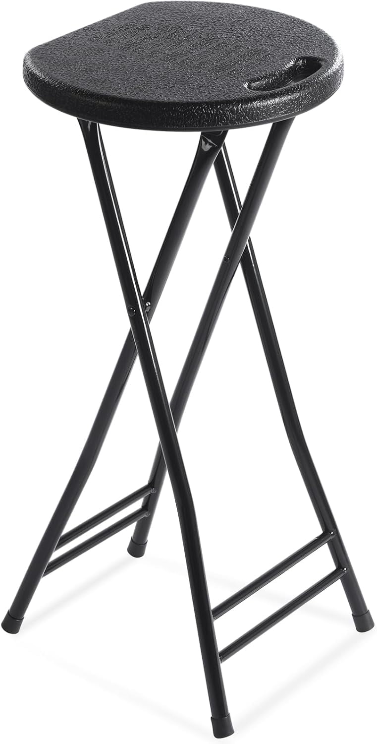 1 Pc Tall Folding Chair Portable Plastic Stool Chair Heavy Duty ...