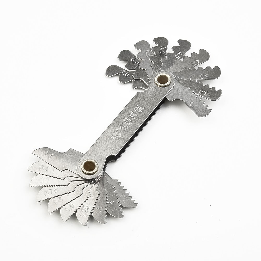 1 Pc Thread Pitch Cutting Gauge Tool Set 55 & 60° Inch & Metric Thread ...