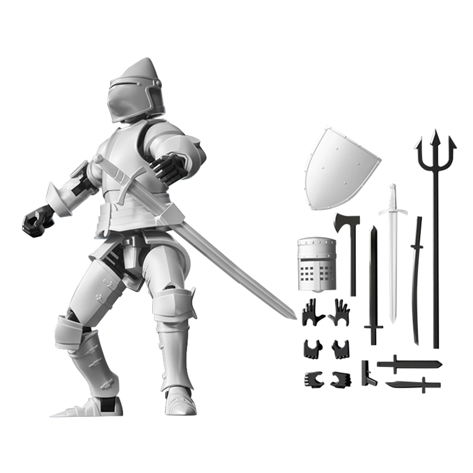 1 Pc Titan 13 Action Figure,Stikbot Toys with Weapon Accessories, T13 ...