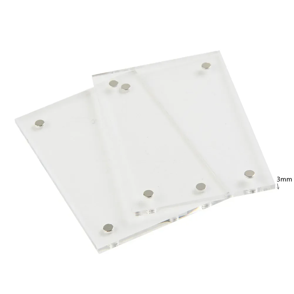 1 Pc Transparent Photo Frame Acrylic Magnetic Display Frame Poster ...