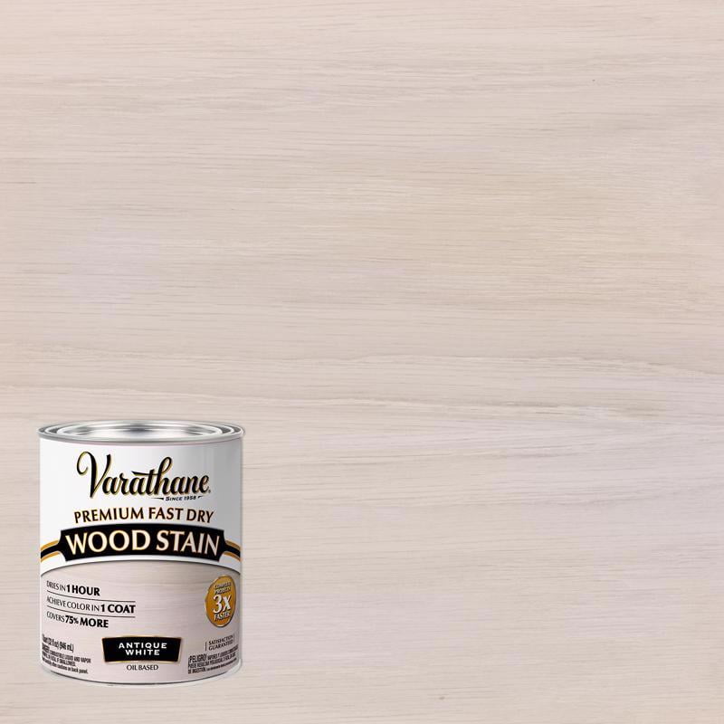 1 Pc, Varathane Fast Dry Wood Stain Semi-Transparent Antique White Oil ...
