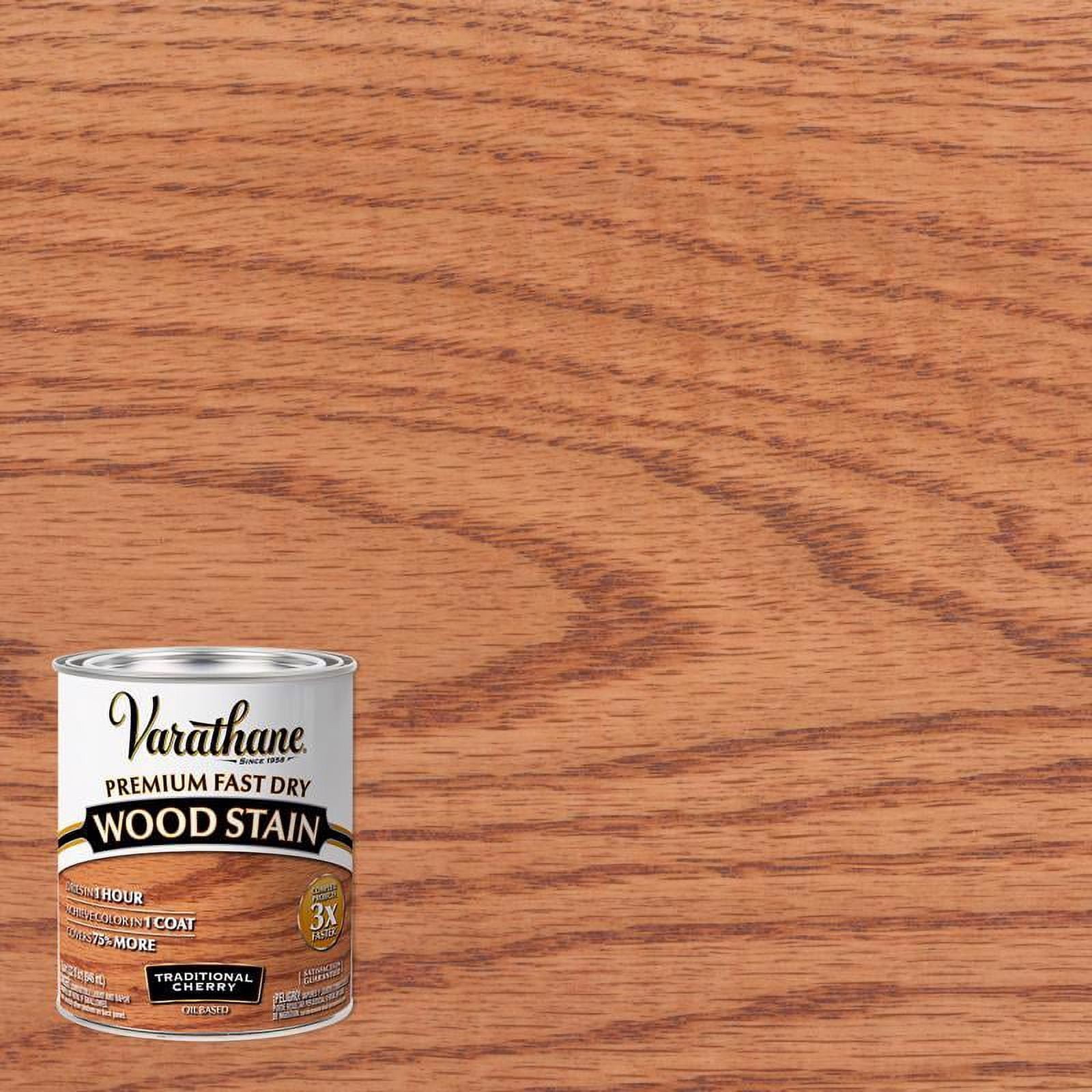 1 Pc, Varathane Semi-Transparent Traditional Cherry Oil-Based Urethane ...