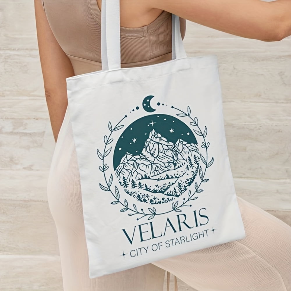 1 Pc Velaris City Of Starlight Pattern Tote Bag Court Of Dreams Tote ...