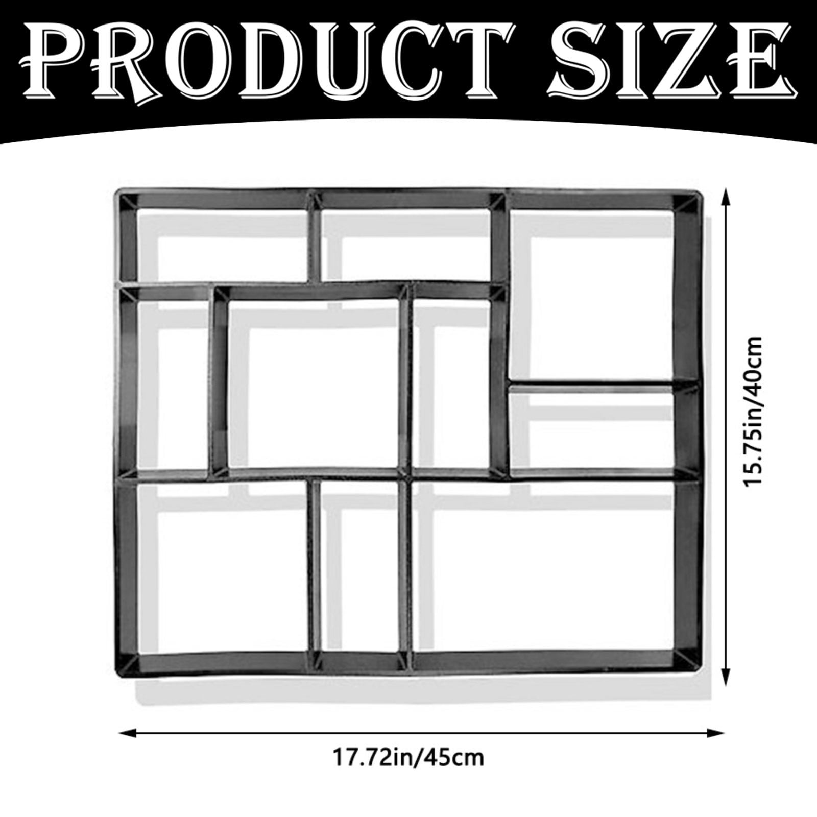 1 Pc Walk Maker, Pavement Mold, Reusable Walk Path Maker, Concrete ...