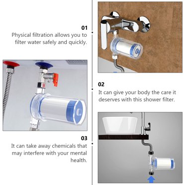 SafeWater KDF Infused Activated Carbon Shower Filter Bundle Pack - All ...