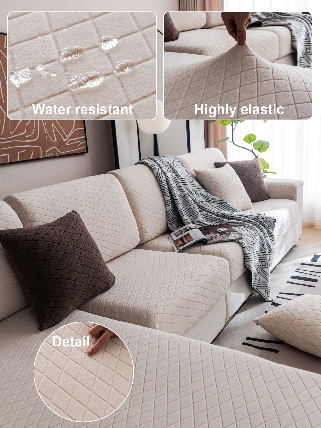1 Pc Waterproof Sofa Cover, All Inclusive Universal Cover, Universal ...