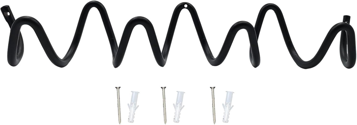 1 Pc Wave Shaped Wall Mounted Hooks, Wave Wall Hanger Coat Rack, Space ...