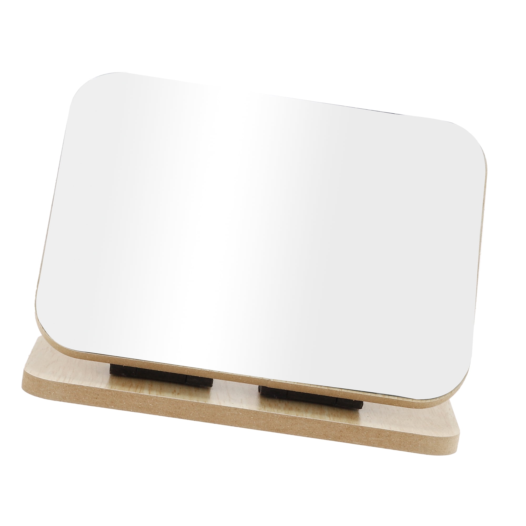 1 Pc Women Horizontal Desktop Cosmetic Mirror for Business Travel Wood ...