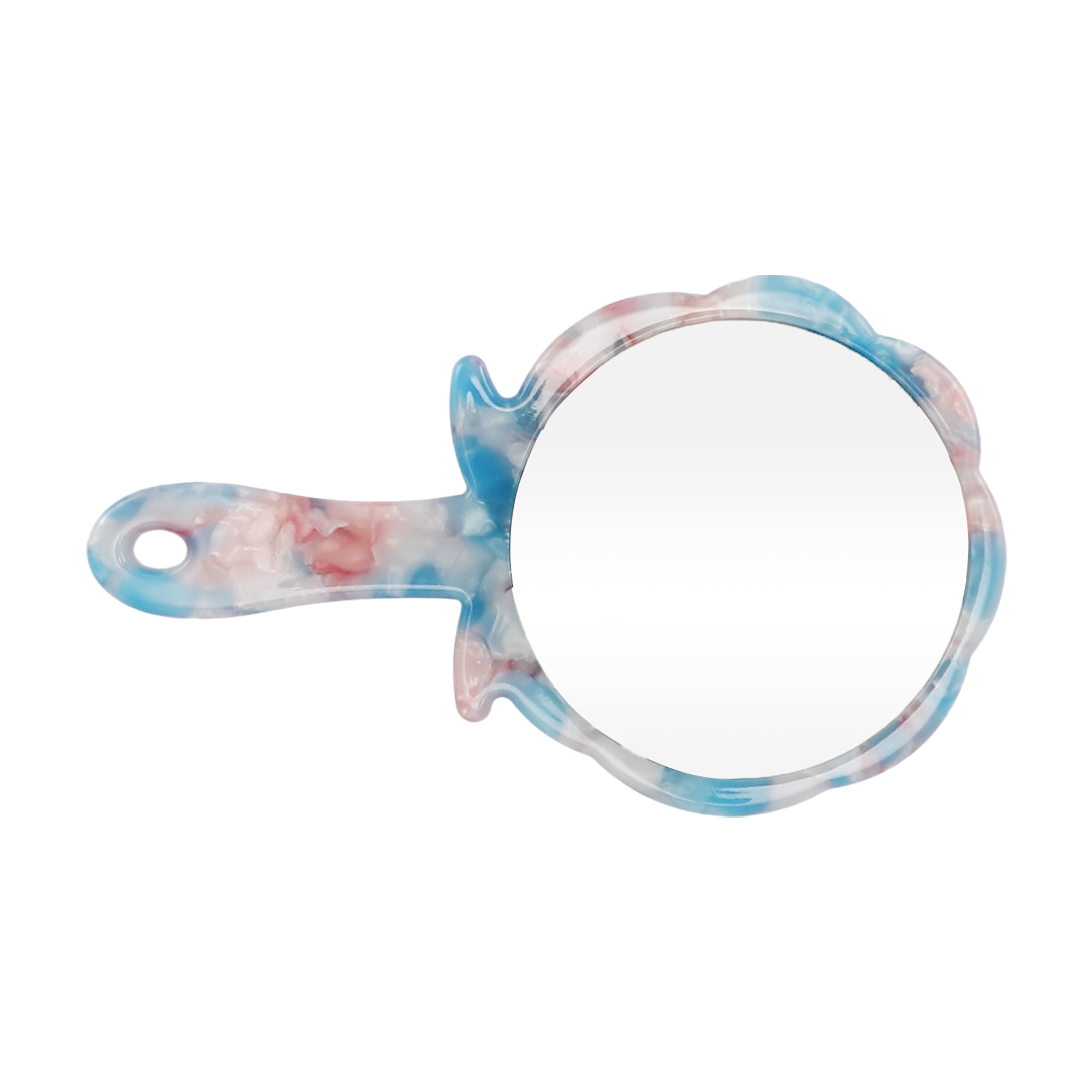 1 Pc Women Rose Shape Handheld Mirror for Business Travel Gym Beauty ...