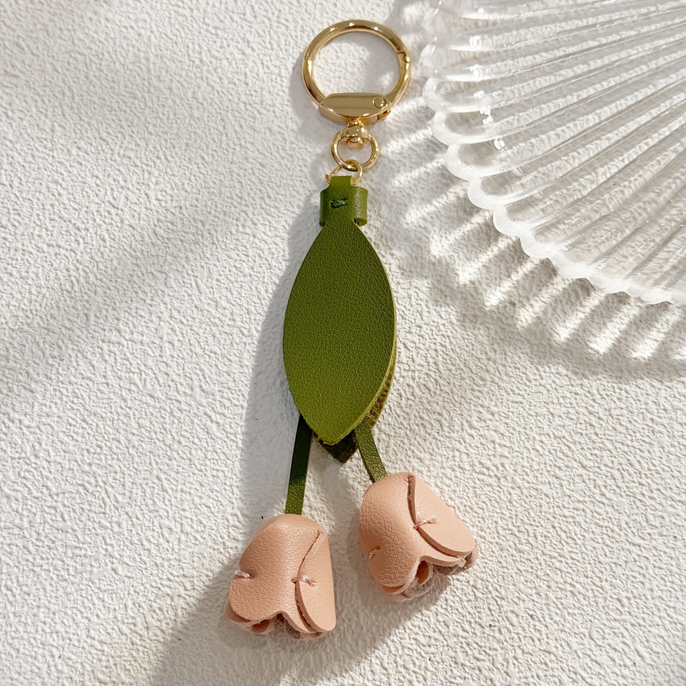 1 Pc Women's Key Ring, Keychain | Sweet Creative Cute Colorful PU ...