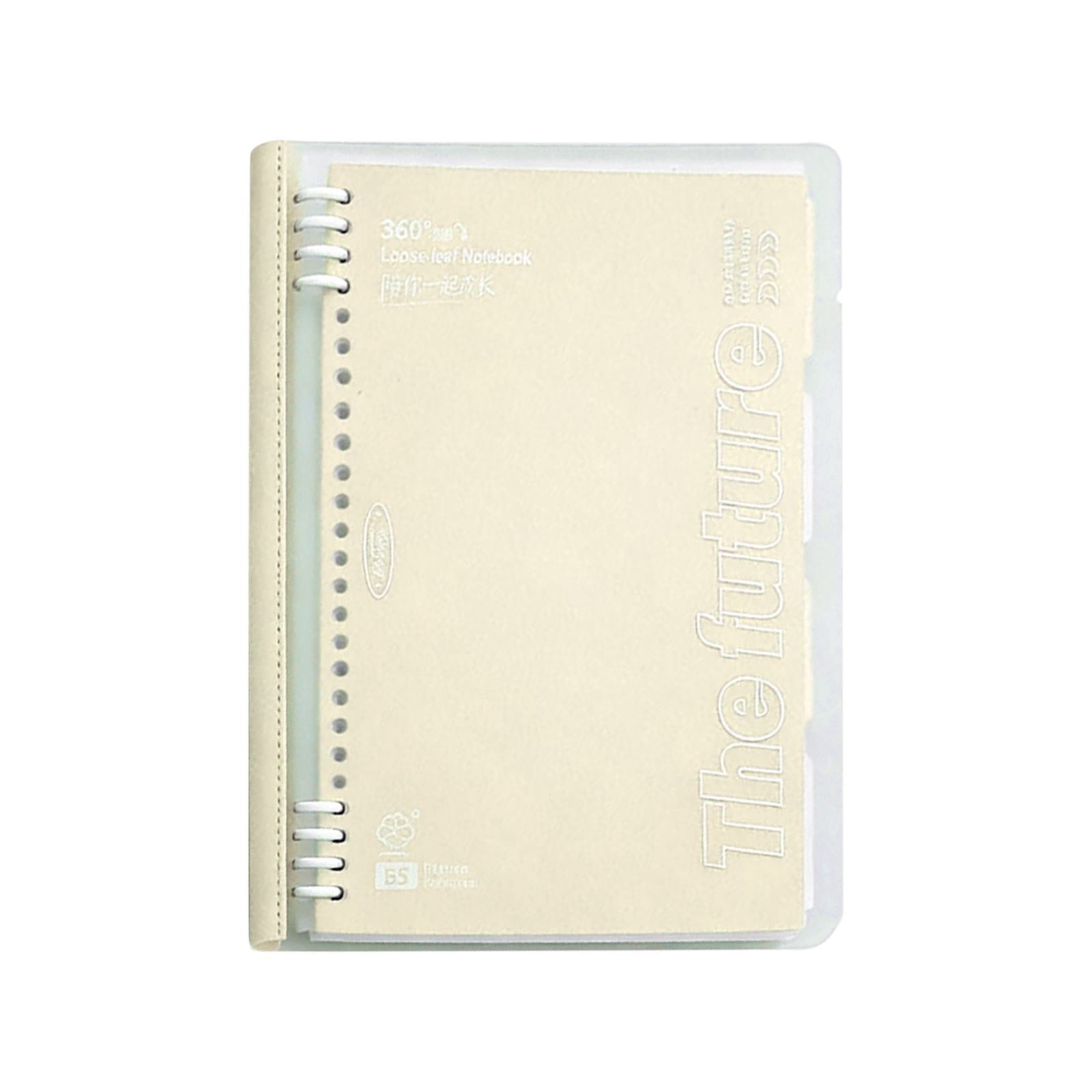 1 Pc Wrist-Friendly Split 8-Ring Notebook, Flexible Soft Cover 26-Hole ...